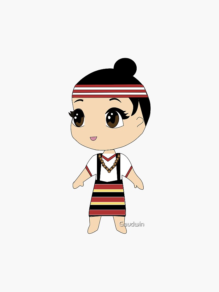 "Ifugao Girl" Sticker for Sale by Gaudwin | Redbubble
