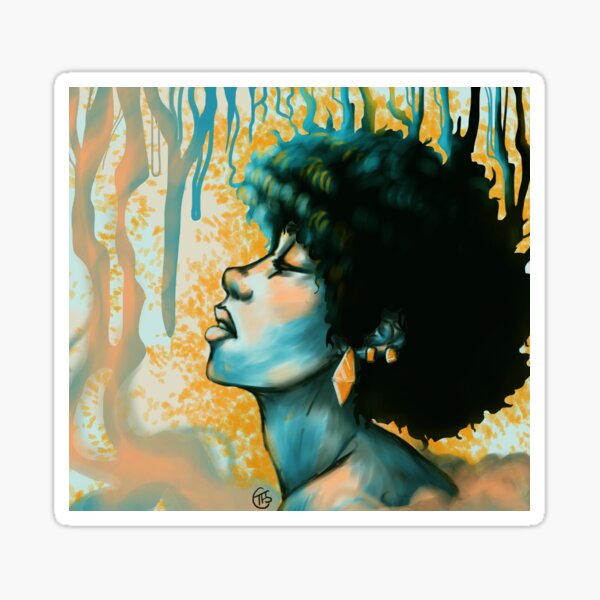 "The Girl" Sticker for Sale by GreyMushroom | Redbubble