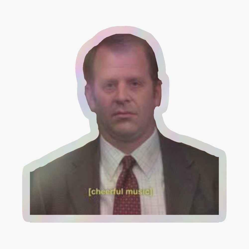 Toby Flenderson Memes TOBY FLENDERSON ON THE OFFICE NAME BADGE PROP