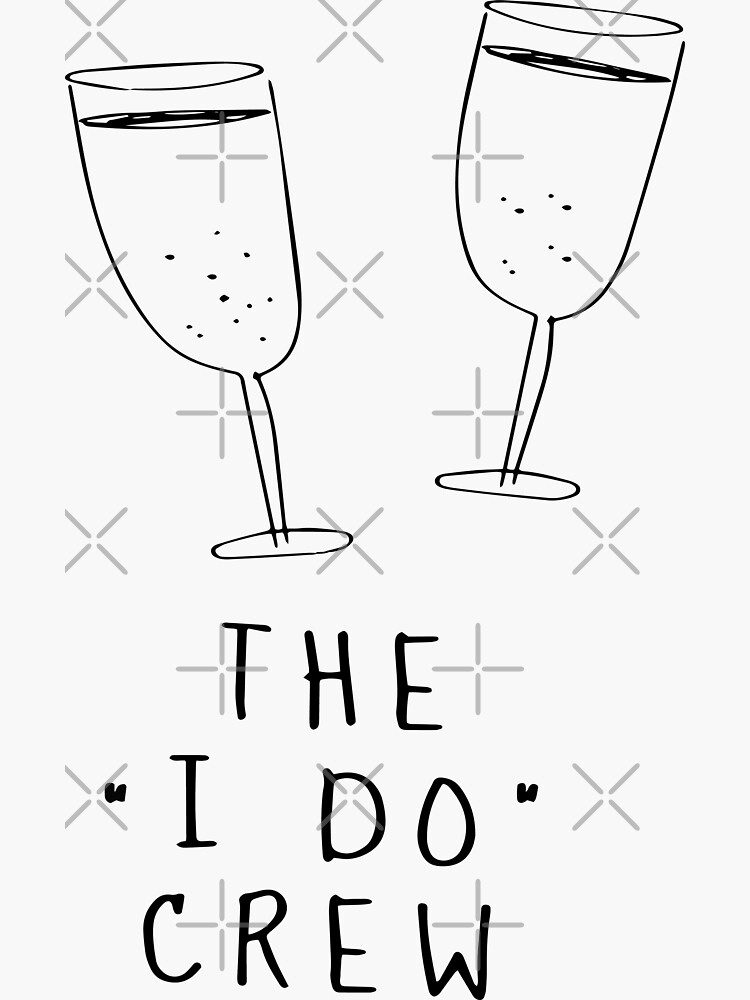 "I Do crew:Hen Do Party, Bride & Bridesmaid BacheloretteParty Friends ...