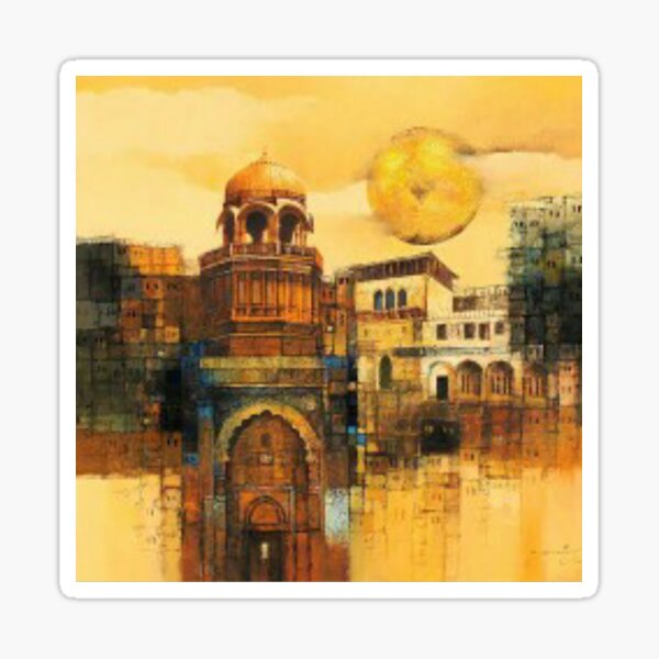 "Traditional Indian painting " Sticker for Sale by Rajhans123 | Redbubble