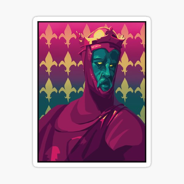 "Blue in the Face" Sticker for Sale by Samuel0 | Redbubble