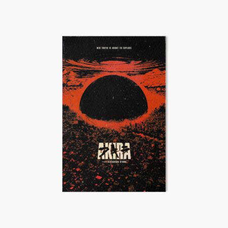 "Akira cyberpunk city explosion transparent" Art Board Print for Sale ...