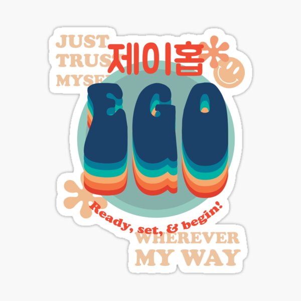 "Ego v2" Sticker by tiffanydurden | Redbubble