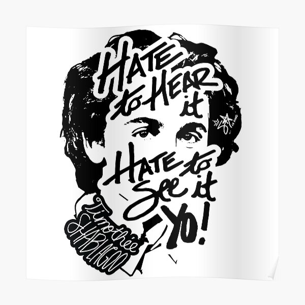 "Timothee Shablagoo Hate to Hear It Hate To See It Tiktok Meme Sticker ...