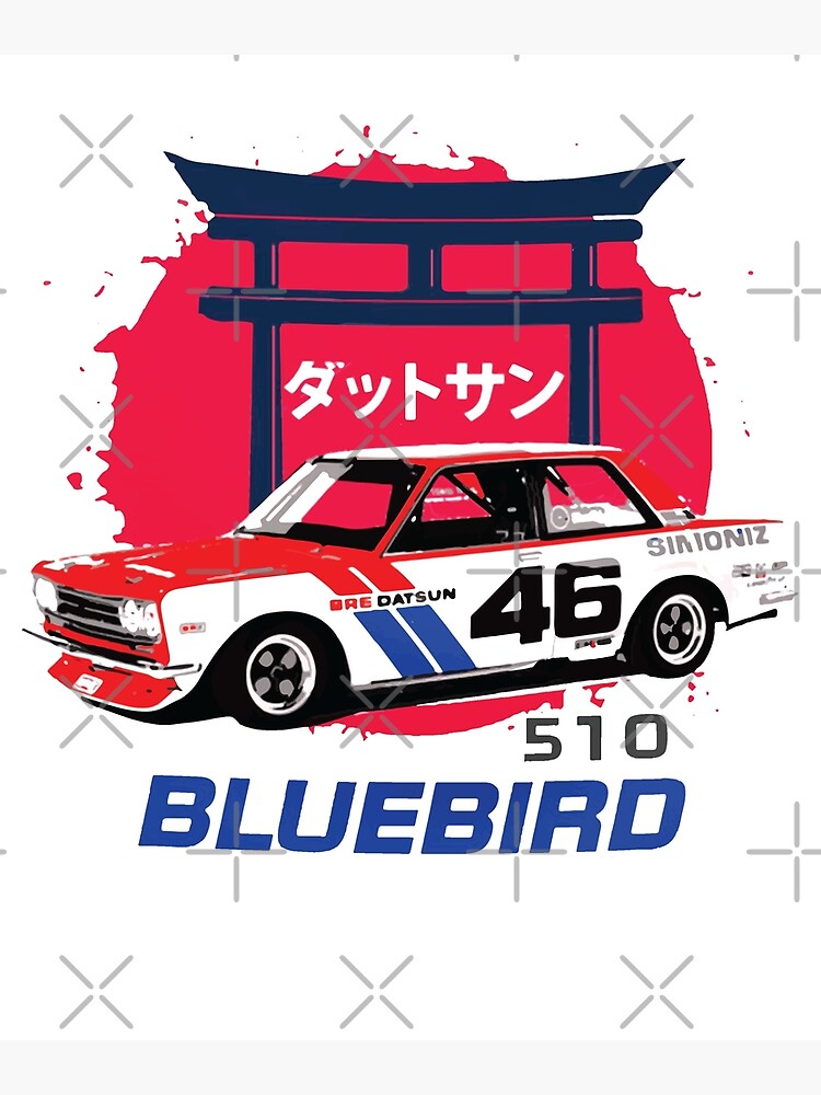 "Bre Datsun 510 Bluebird Race Car" Art Print by ifrancoch3 | Redbubble