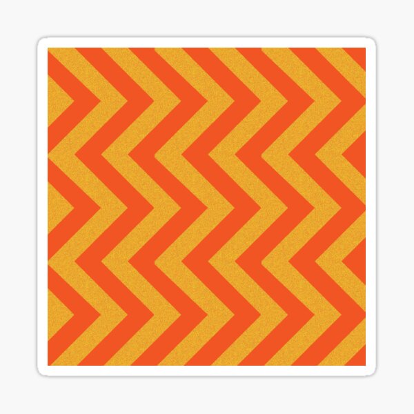 "strip pattern orange" Sticker for Sale by romeo785 | Redbubble