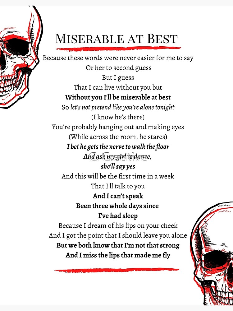 "Miserable At Best " Art Print by 48Comics | Redbubble