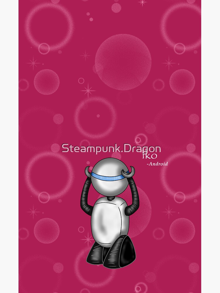 "Iko the Android" Sticker for Sale by Steampunk56 | Redbubble