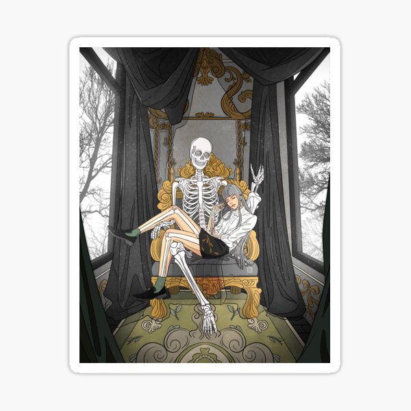 "The Queen's Throne" Sticker by KivBui | Redbubble
