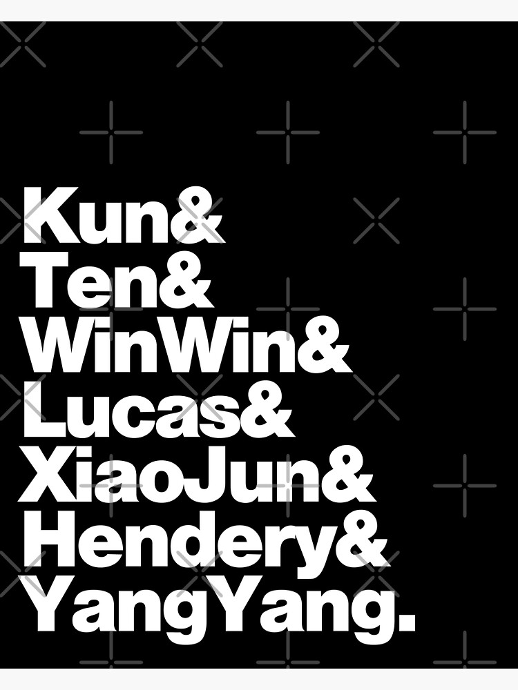 "WAYV & members names" Sticker by lovely-day | Redbubble