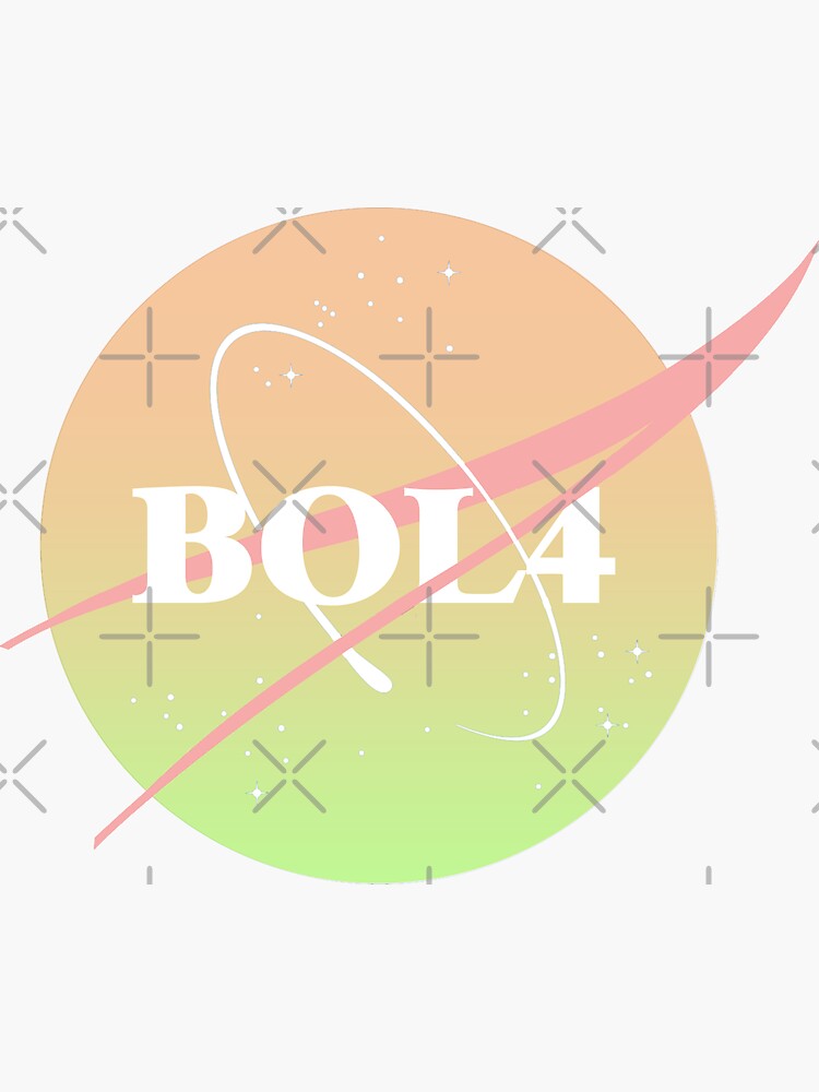 "BOL4 (NASA)" Sticker by lovely-day | Redbubble