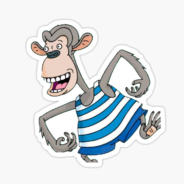 Darwin The Wild Thornberrys Sticker For Sale By Redblueyellowd Redbubble