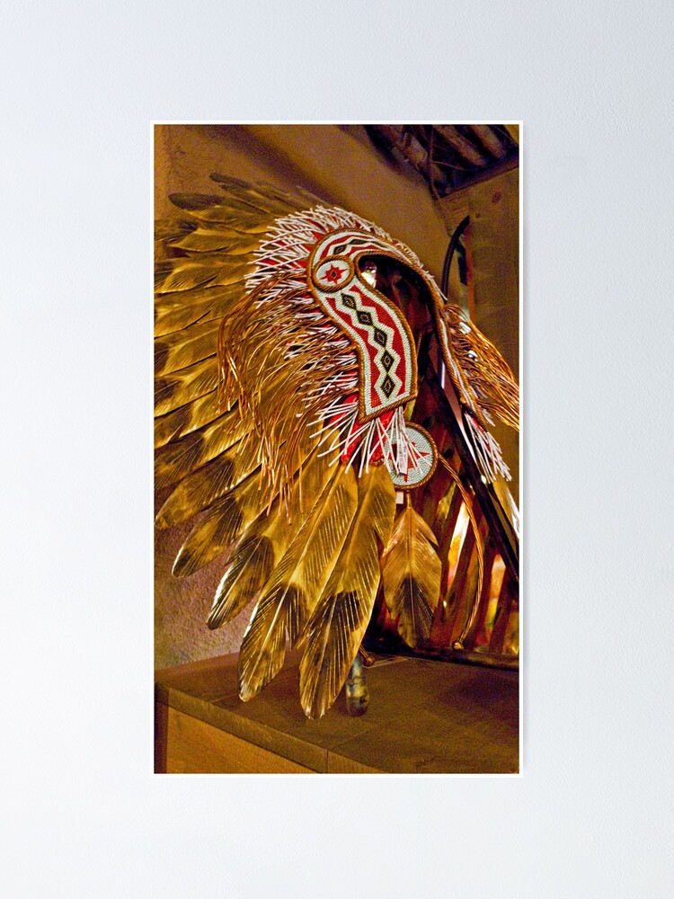 "Navajo Headress" Poster by pdecocco | Redbubble