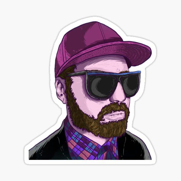 "BadMan" Sticker for Sale by facevake15 | Redbubble