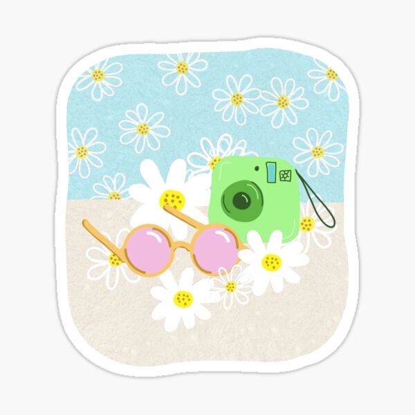 "VSCO Girl Summer Adventure" Sticker for Sale by RosalieReeves | Redbubble