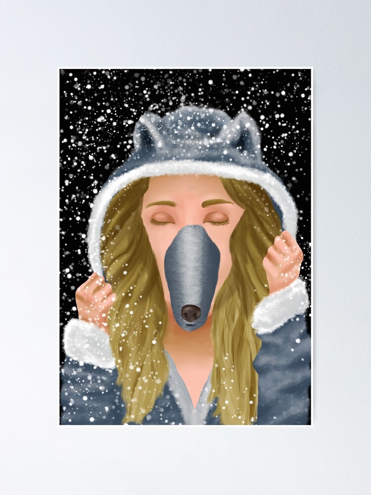 "Wolf girl" Poster by msro1 | Redbubble
