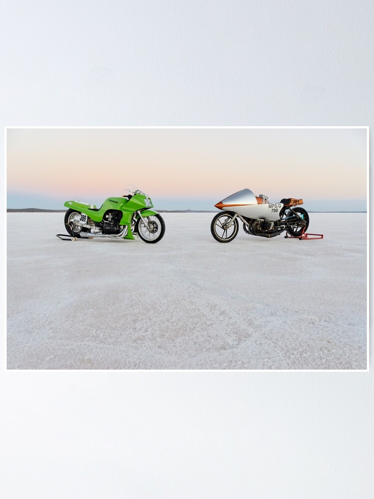 "Kawasaki Z1000 and Suzuki GT 750 1" Poster by FrankKletschkus | Redbubble