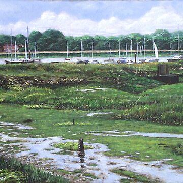 "Southampton River Hamble" Greeting Card for Sale by martyee | Redbubble