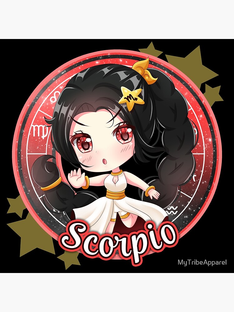 "Chibi Scorpio" Poster by MyTribeApparel | Redbubble