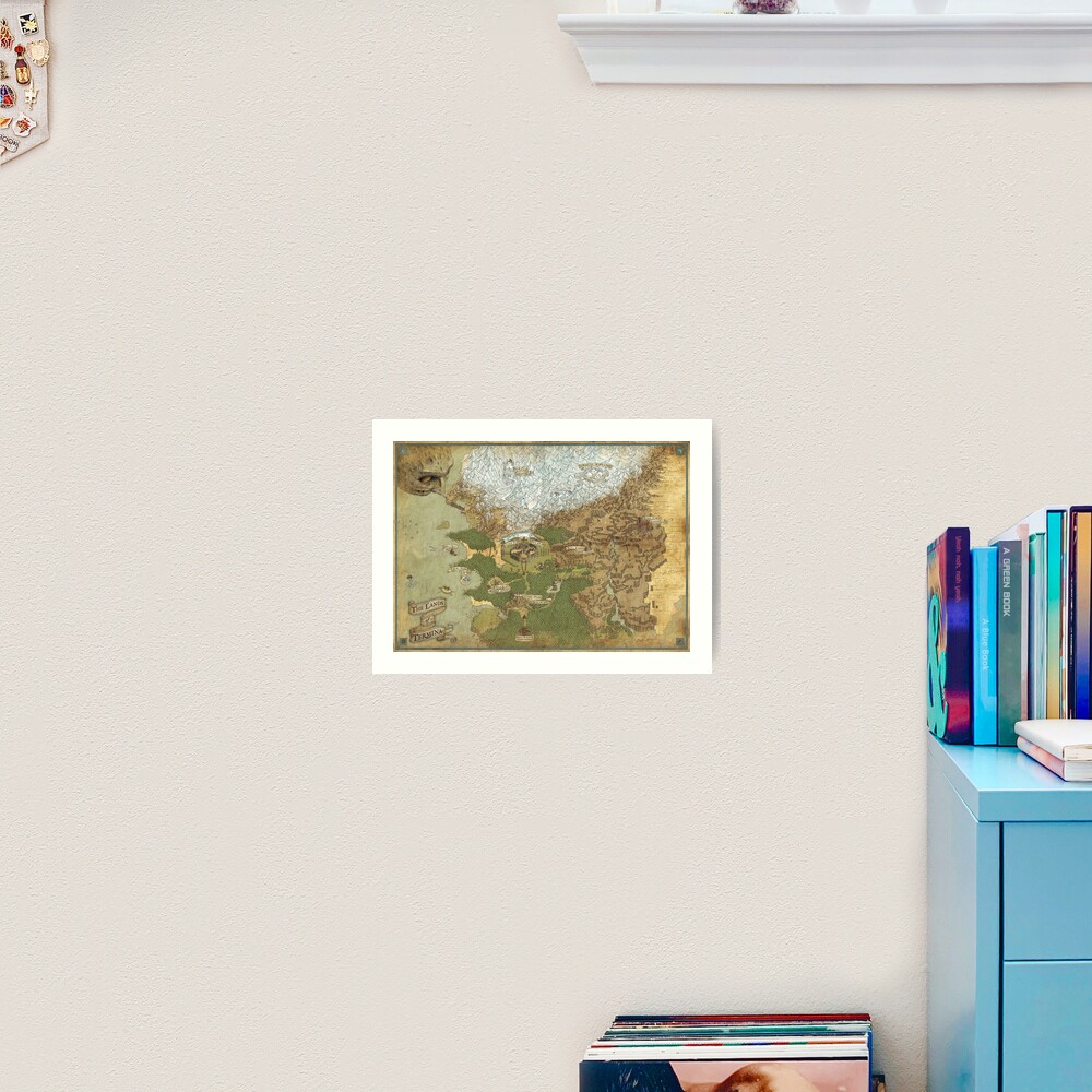 "The Lands of Termina - Giclée Map" Art Print for Sale by ...