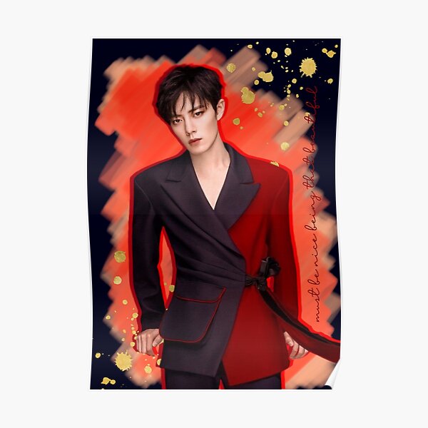 "Xiao Zhan" Poster for Sale by Cri-Babi | Redbubble