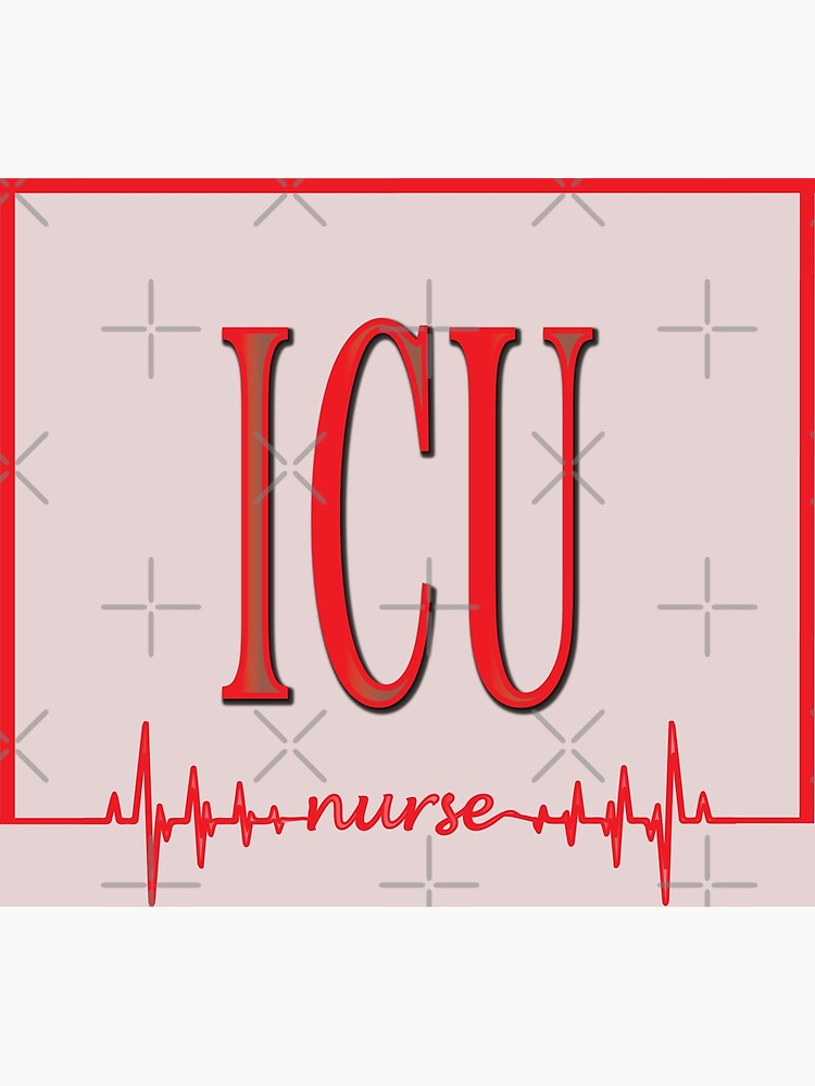 "ICU NURSE | Intensive care unit " Poster for Sale by Omochiroi | Redbubble