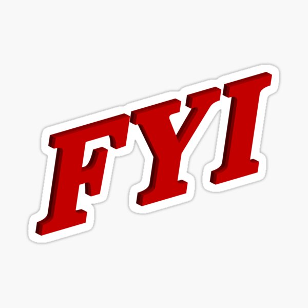 Fyi Gifts & Merchandise | Redbubble