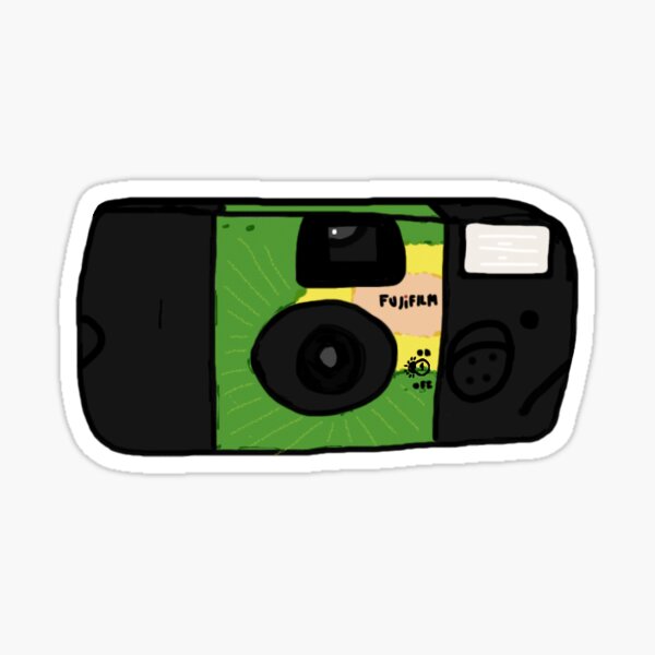 "Disposable Camera" Sticker by francescazurita | Redbubble