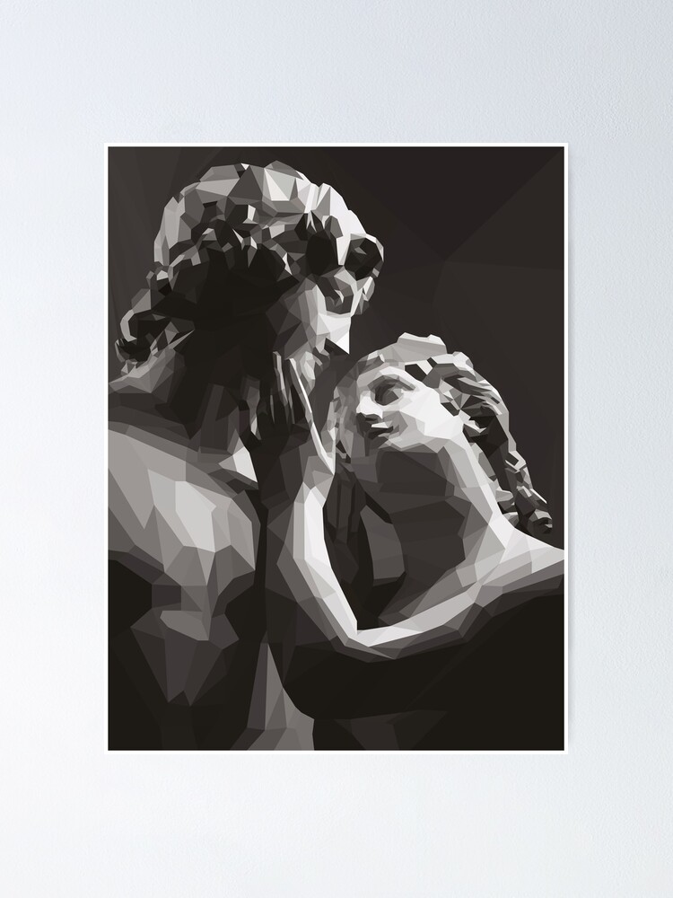 "Aphrodite & Adonis in Low-Poly" Poster for Sale by CthuluRley | Redbubble
