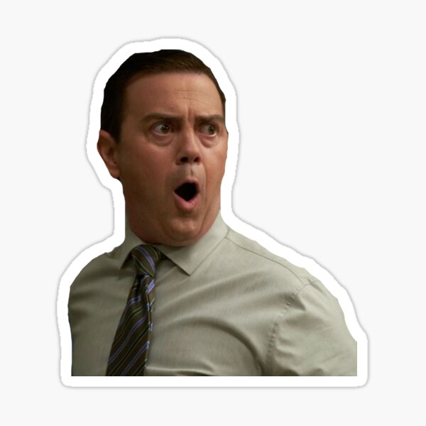 "Charles Brooklyn 99 Funny Face" Sticker for Sale by danibr0wn | Redbubble