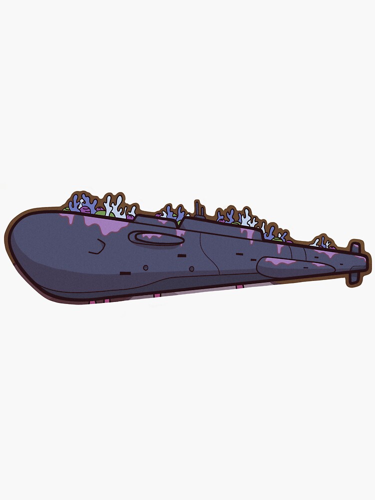 "Nuclear Submarine" Sticker by micahmiranda | Redbubble
