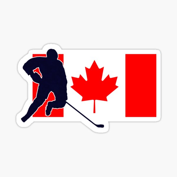 "Canada Hockey Team T-Shirt & Sticker" Sticker for Sale by deanworld ...