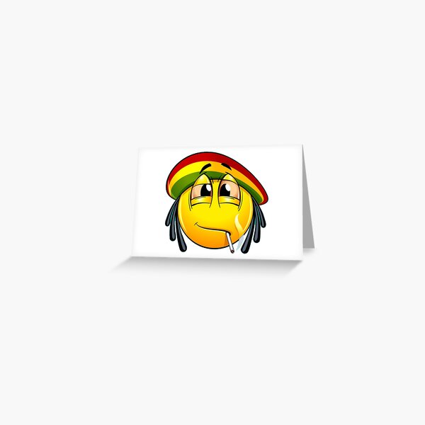 "Rasta emoji" Greeting Card by stillballin | Redbubble