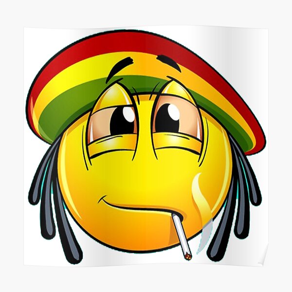 "Rasta emoji" Poster for Sale by stillballin | Redbubble