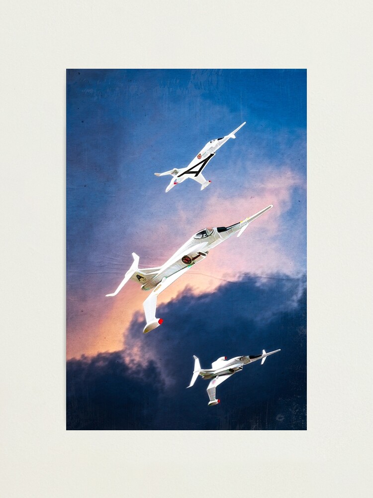 "Angel Interceptors from Captain Scarlet fan art" Photographic Print by ...