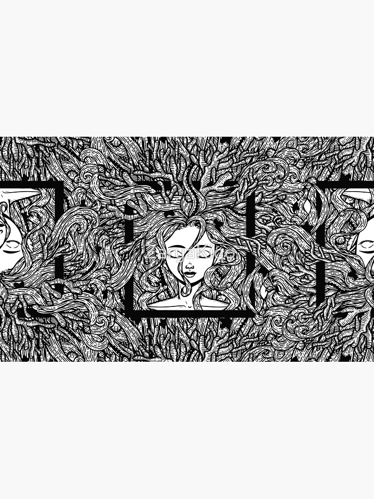 "Ocean Wave Personification Pattern" Coffee Mug for Sale by ZaryaKiqo ...