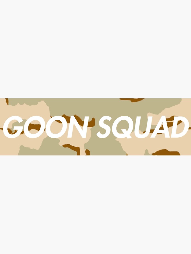 "Goon Squad Tri Desert" Sticker by xgravelordx | Redbubble