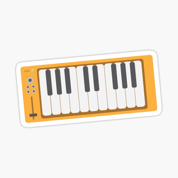 "80's Synth" Sticker for Sale by BradCarpenter76 | Redbubble