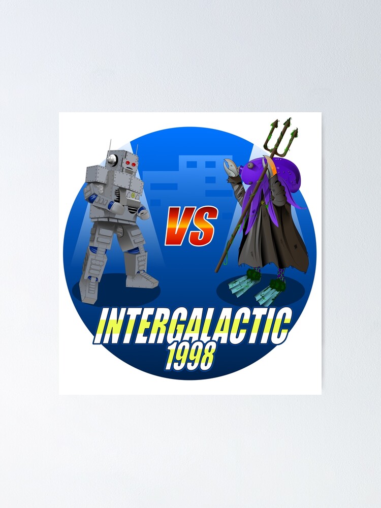 "Intergalactic 1998" Poster for Sale by Gla-p | Redbubble
