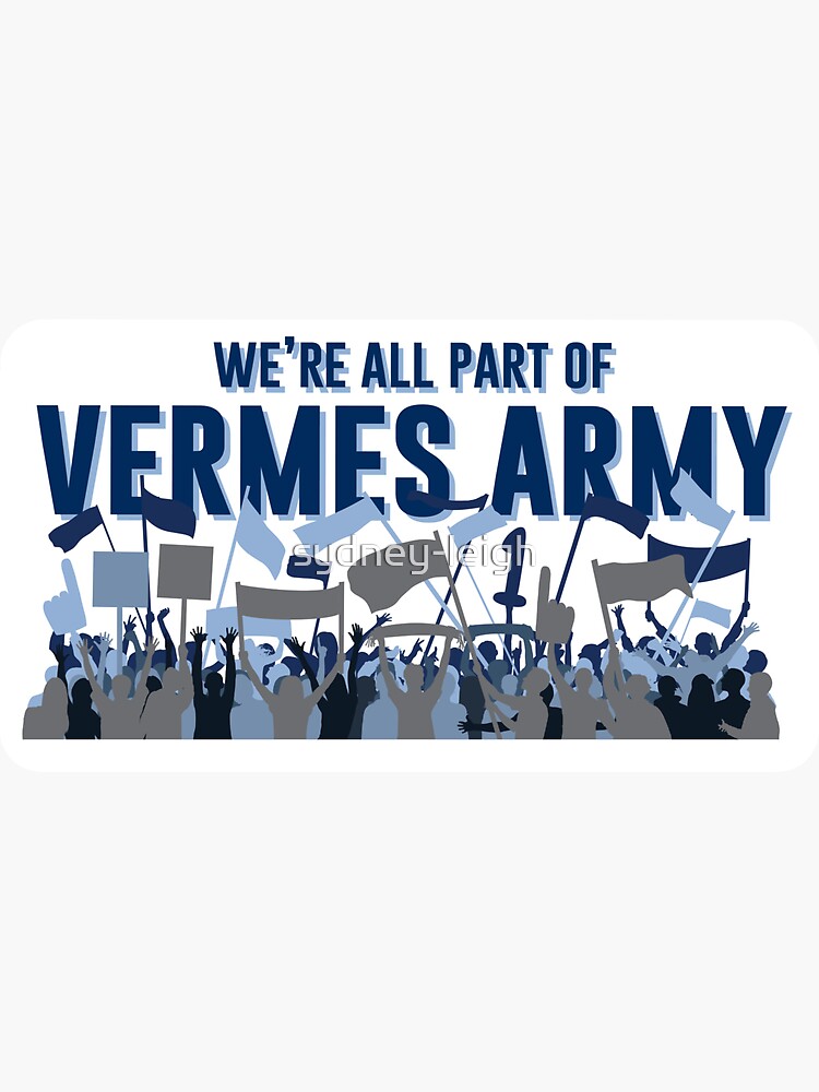 "Vermes Army Sporting KC" Sticker by sydney-leigh | Redbubble