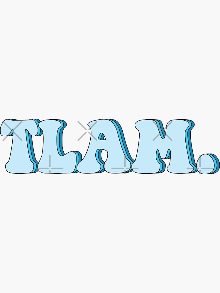 "TLAM" Sticker for Sale by sonjanaher | Redbubble