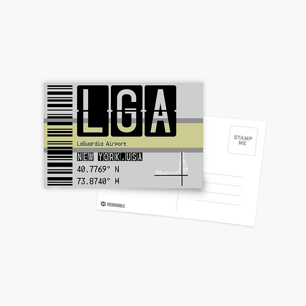 "LGA LaGuardia Airport • Airport Code • Bag Tag Taxiway Design ...