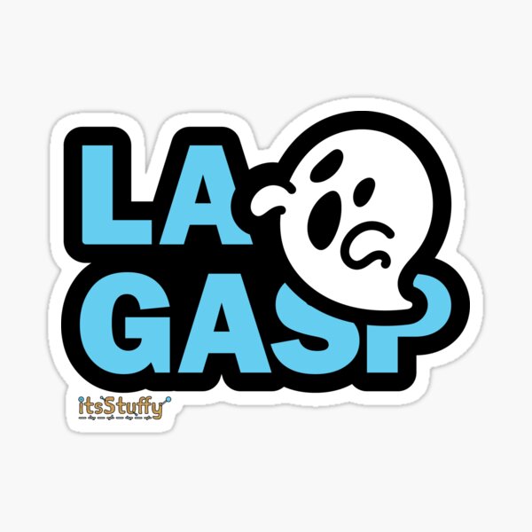 "La Gasp" Sticker by jheupvidinha | Redbubble