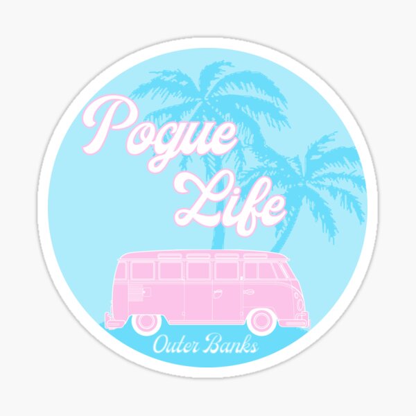 "Pogue Life Graphic" Sticker by livpaigedesigns | Redbubble
