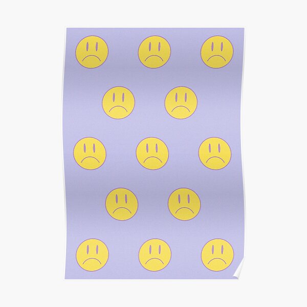 "Sad Print" Poster for Sale by STAY-NEGATIVE | Redbubble