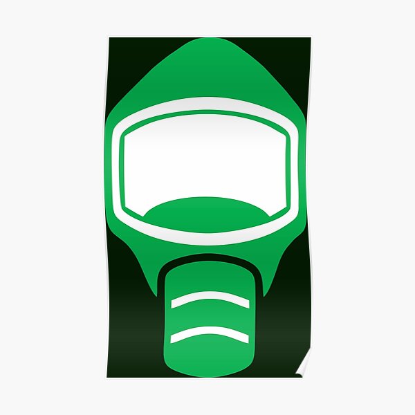 Póster «Emergency Escape Mask (or Smoke Hood, or Gas Mask) Sign» de ...
