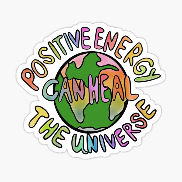 "Positive Energy " Sticker by ellefgab | Redbubble