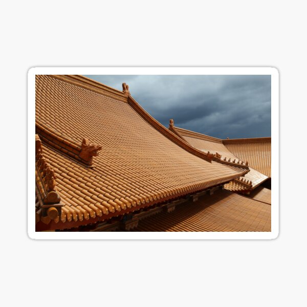 "Buddhist Temple Roof Photo" Sticker for Sale by deanworld | Redbubble