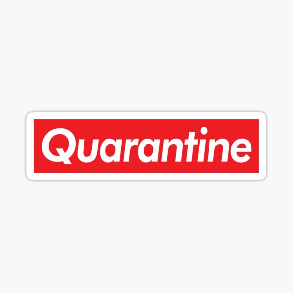 Isolated Quarantine Stickers | Redbubble